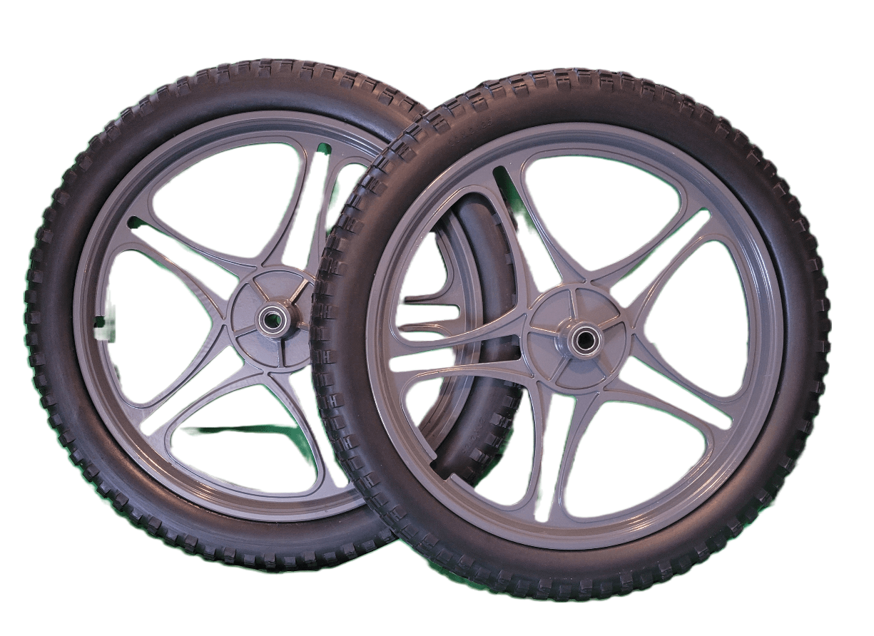 20" Wheels, Foam Filled, Aluminum mag rim – Compass Carts